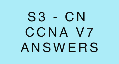 Semester 3 - Computer Networks - ITN Final Answers